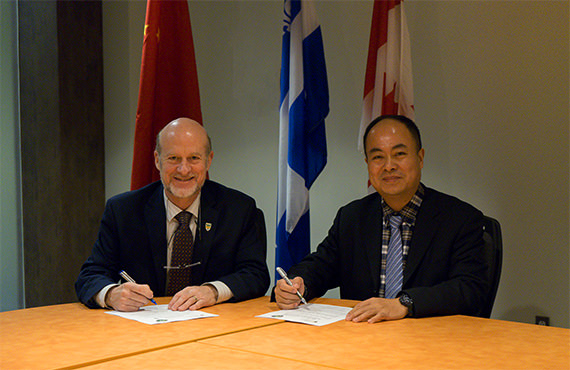 L’UQTR signe une lettre d’intention avec la Chine | En Tête UQTR