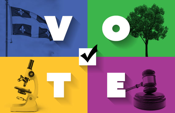 Ton vote compte! – Sur le campus de l’UQTR | En Tête UQTR