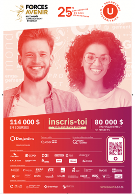 FORCES AVENIR 2023 – Reconnaître l’engagement étudiant | En Tête UQTR